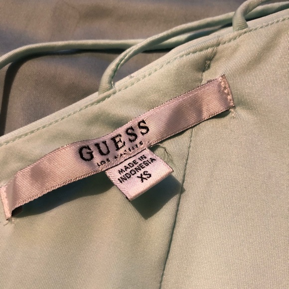 Guess | Dresses | Guess Seafoam Aqua Form Fitting Dress | Poshmark